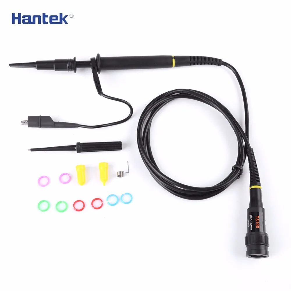 Hantek T3100 Digital Oscilloscope Probe X1 X100 100Mhz High Voltage ...