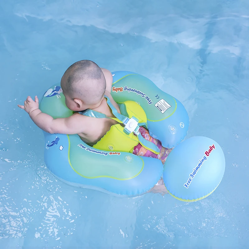Baby Swimming Float Ring Inflatable Infant Floating Kids Swimming Pool ...