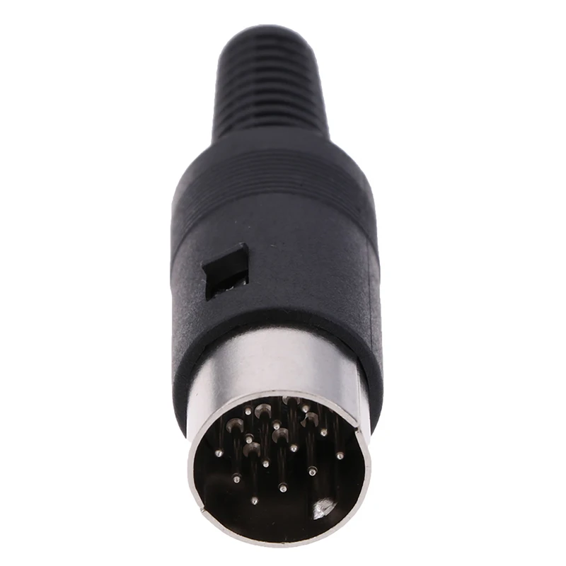 Generic Din Plug 13 Pin Male Inline Audio Adapter Connector Din-13p Plug Audio Av Connector For ...