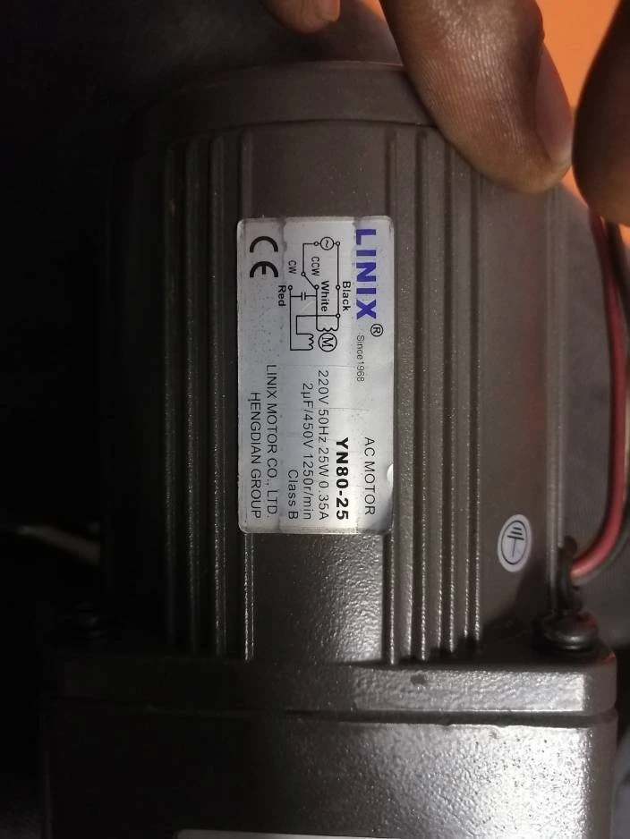 Linix Motor Yn80-25 220v 25w - Gear - AliExpress