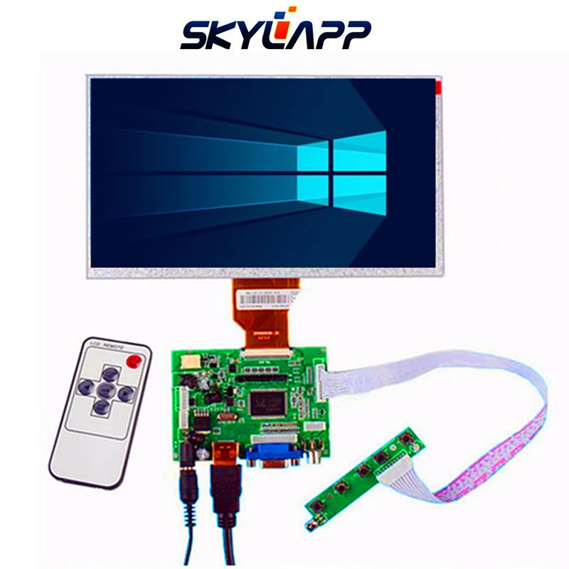 New 7''inch Lcd Raspberry Pi Lcd Hdmi Vga Av Screen Display Monitor ...