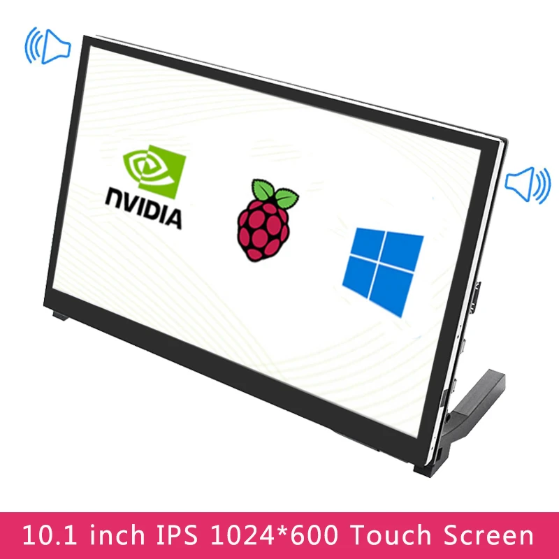 10.1 Inch Lcd Raspberry Pi 4 Ips Capacitive Touch Screen 1024x600 ...