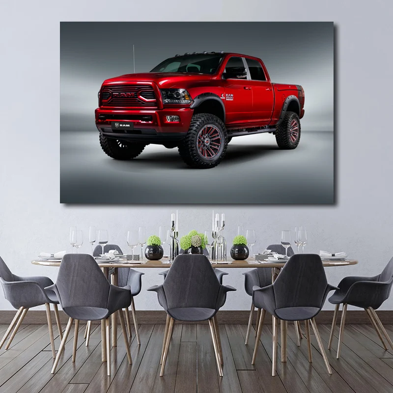 Dodge Ram Trucks Metal Art