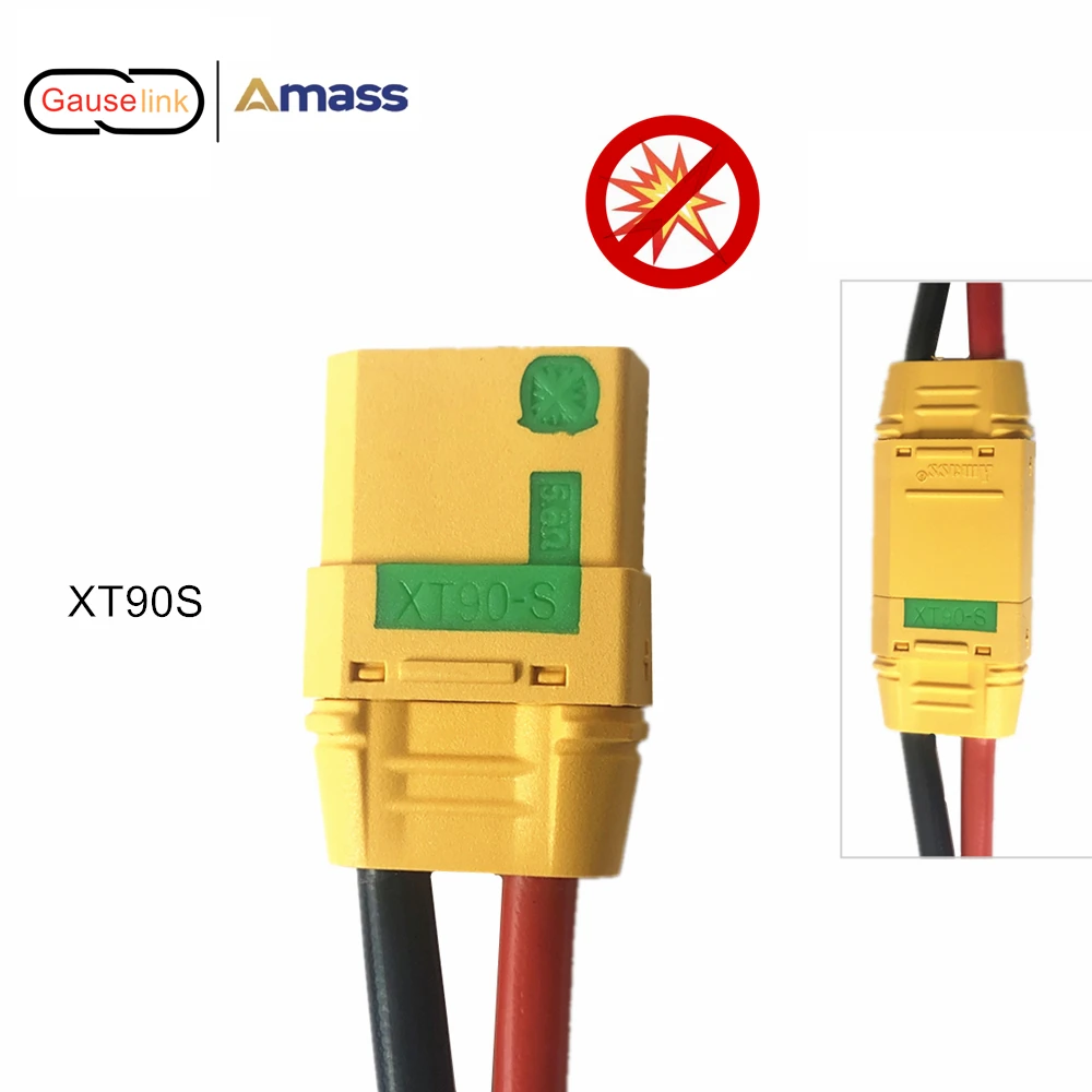 Xt90 Male Female Connector | Xt90 Connector Plug Wire | Xt90 Connector Amass 10 Pairs ...