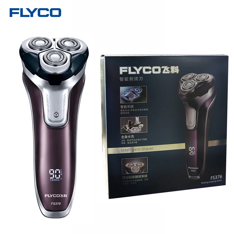 Flyco Afeitadora eléctrica FS376 3D, cabezal flotante recargable ...