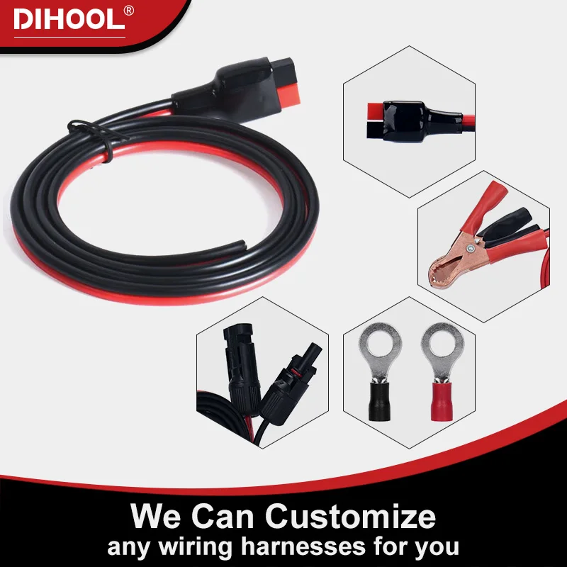 Solar Pv Cables Connectors | Terminals Wiring Harness | Connector ...