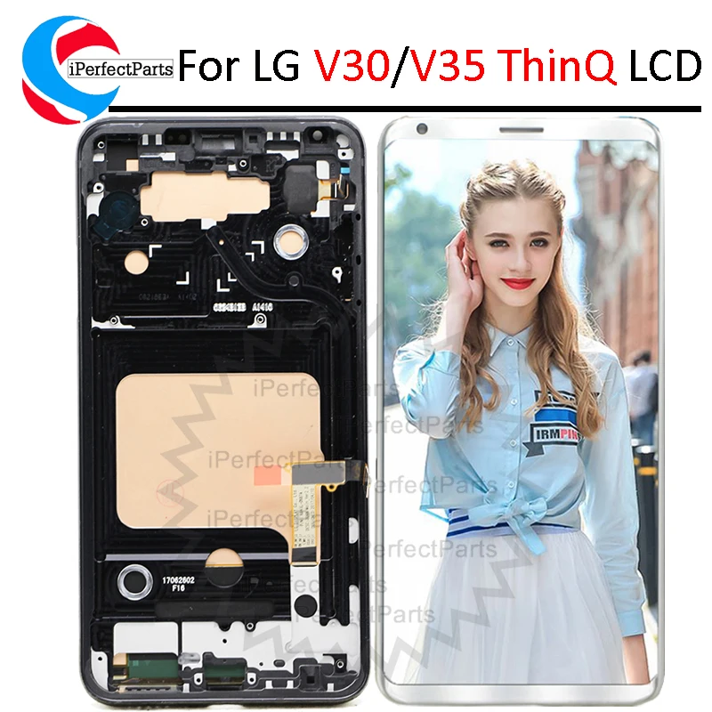 디스플레이 터치 스크린 디지타이저 어셈블리, LG V30 LCD H930 VS996 H933, LG V35 ThinQ V35 LCD LM V350, 6.0 인치|touch ...