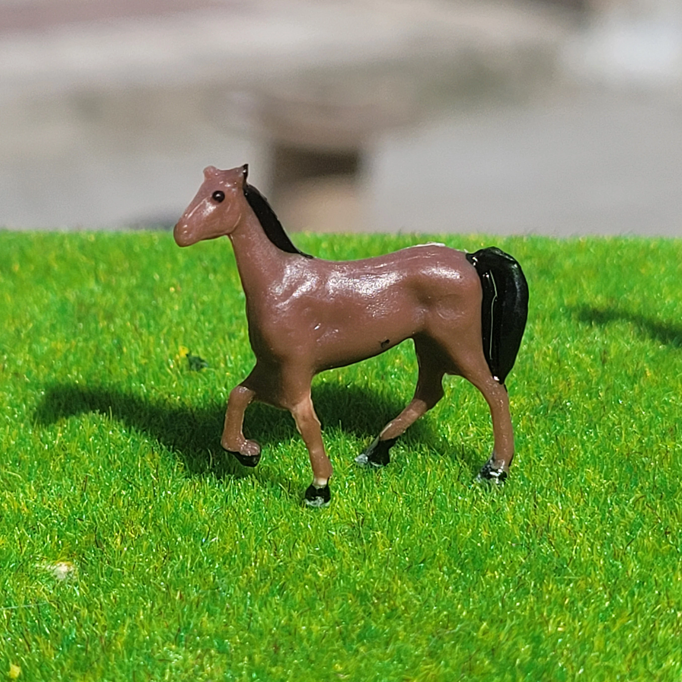 5/20/50pcs Ho Scale Model Horses Farm Animal Miniature Landscape Model ...