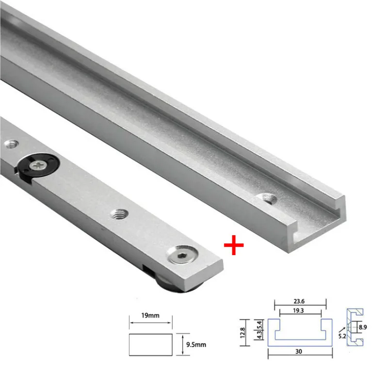 1Set-Aluminium-Alloy-T-tracks-Slot-Miter-Track-and-Miter-Bar-Slider ...