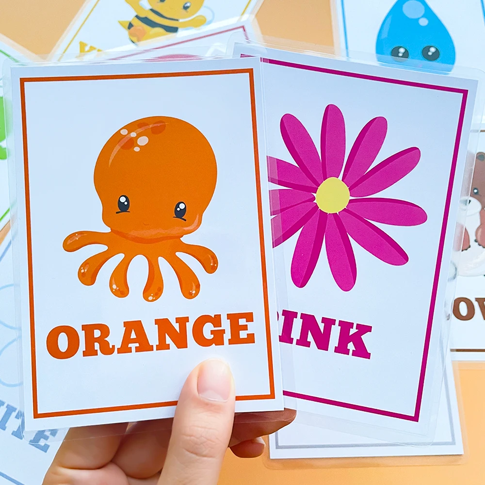 12 Pcs/set K Learning Words Flashcards Baby Flash Cards De - AliExpress