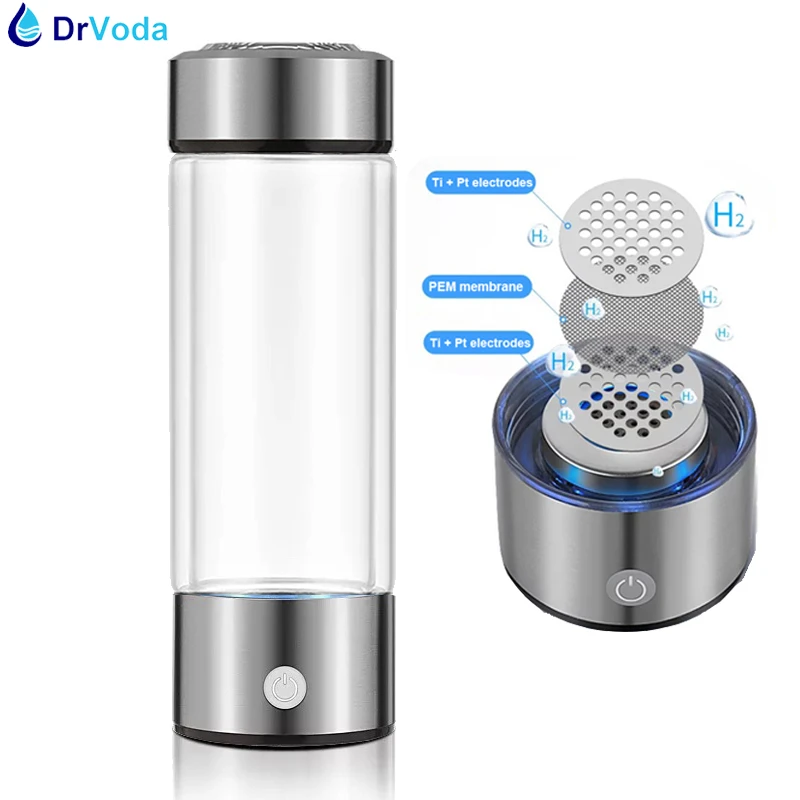 DrVoda Antioxidant ORP Hydrogen Water Generator Portable H2 Ionizer ...