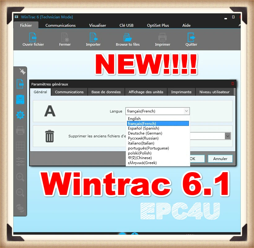 Thermo King Wintrac 6.1 NEW diagnostic software multilingual support ...