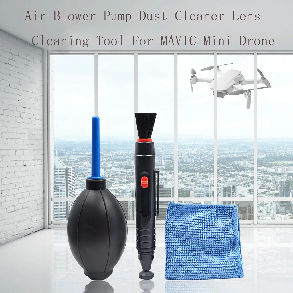 For-DJI-MAVIC-Mini-Drone-Cleaning-kit-Air-Blower-Pump-Dust-Cleaner-Lens ...