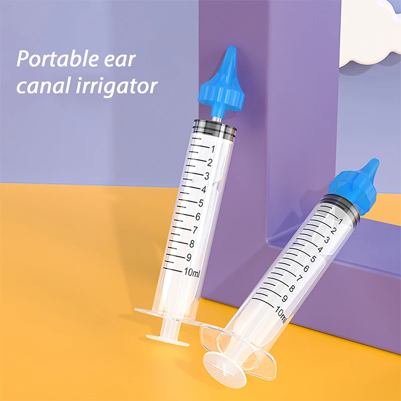 10ml Ear Syringe Ear Wax Remover Syringe Canal Irrigator For Children ...