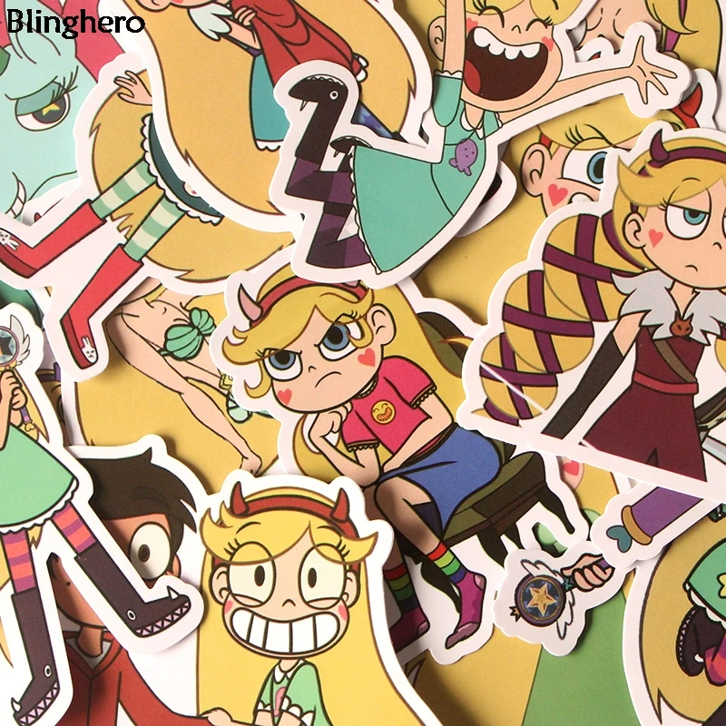Blinghero-pegatinas de dibujos animados para álbum de recortes para ...