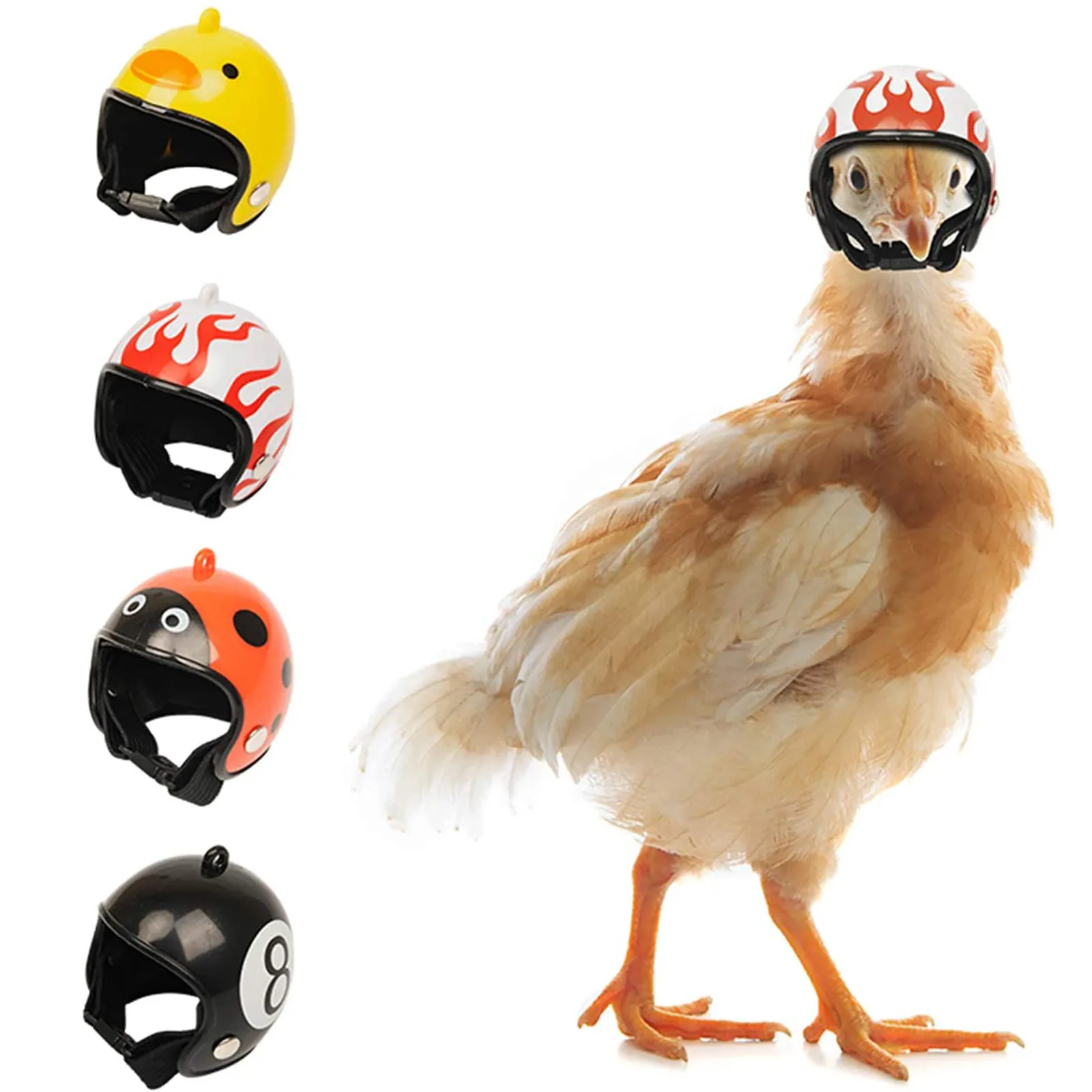 4 3 2 1 Pcs Helmet Chicken | Chicken Little Helmet | Helmet Adult ...