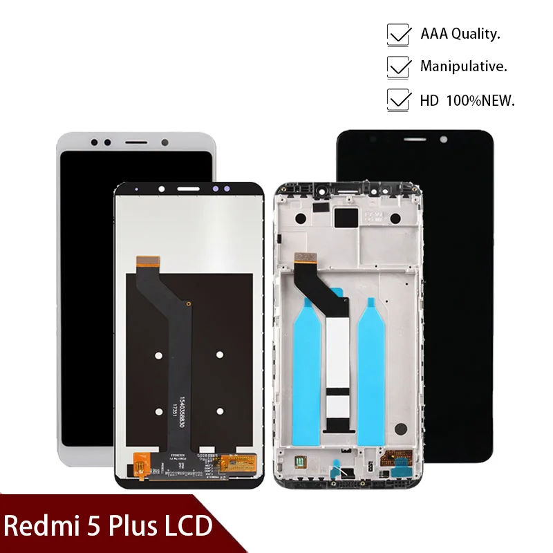 Display For Xiaomi Redmi 5 Plus Lcd Display With Frame Touch Screen ...
