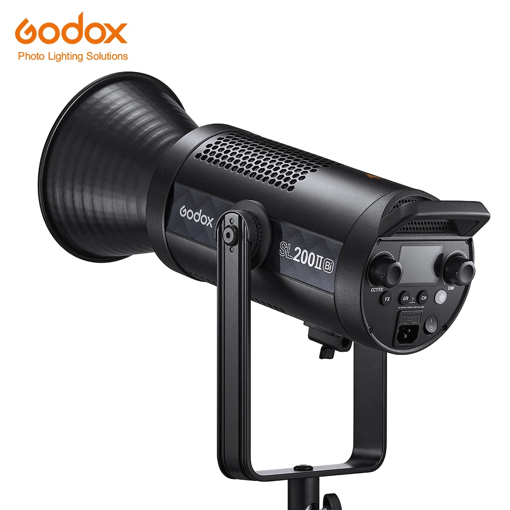 Godox Sl200ii Bi 200w 2800-6500k Bi-color Led Video Light For Live ...