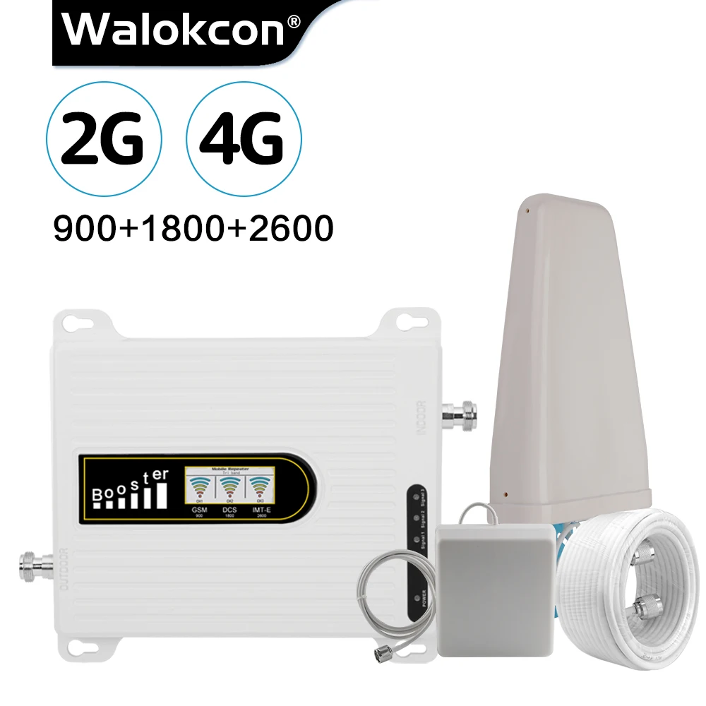 Repetidor Gsm 2g 3g 4g 900MHz 1800MHz 2600MHz, amplificador de señal móvil 4g, repetidor de ...