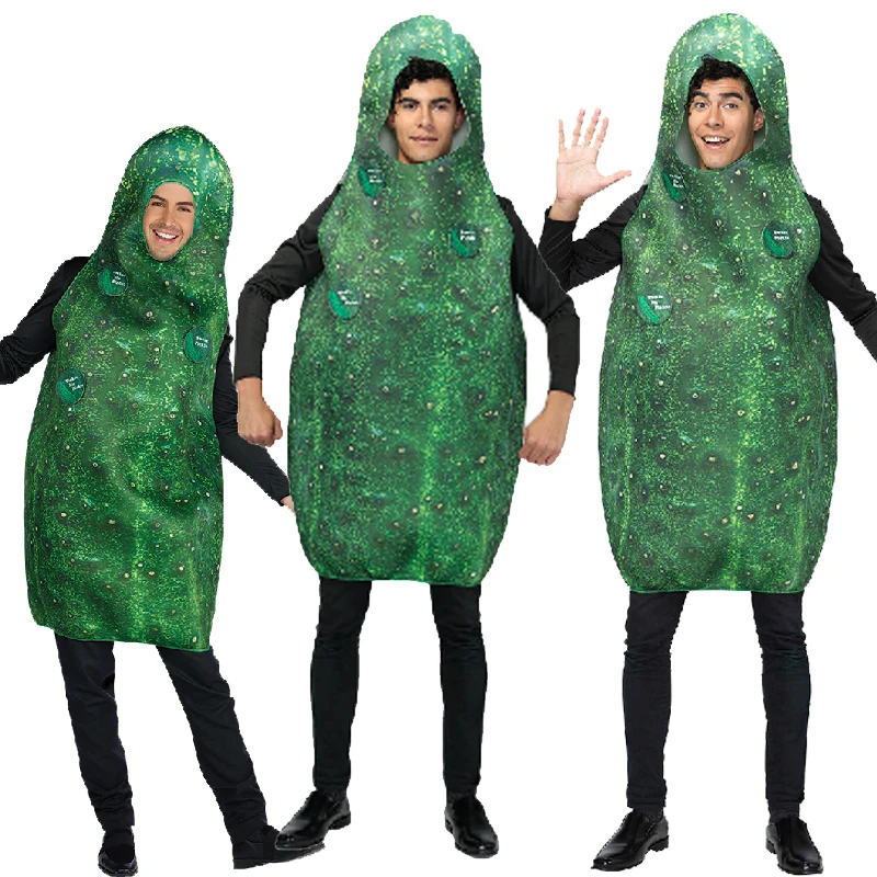 Halloween-Cucumber-Vegetable-Cosplay-Costume-For-Women-Men-Carnival ...