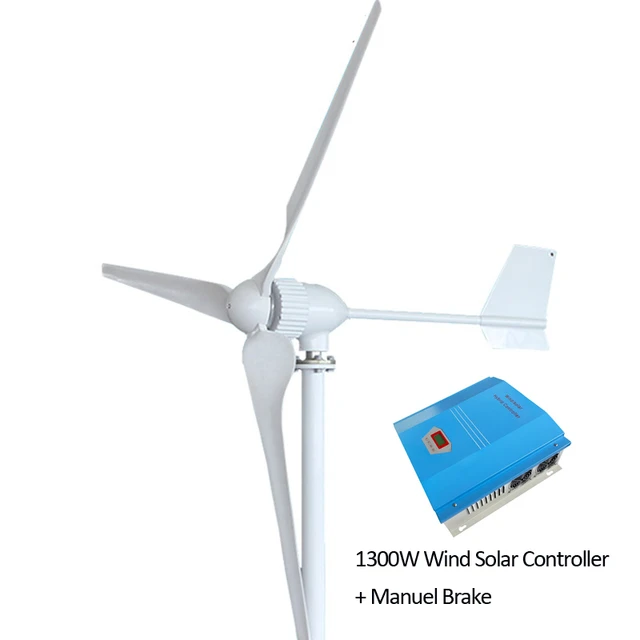 Pikasola Wind Turbine Generator 12V 400W With A 30A Hybrid, 47% OFF