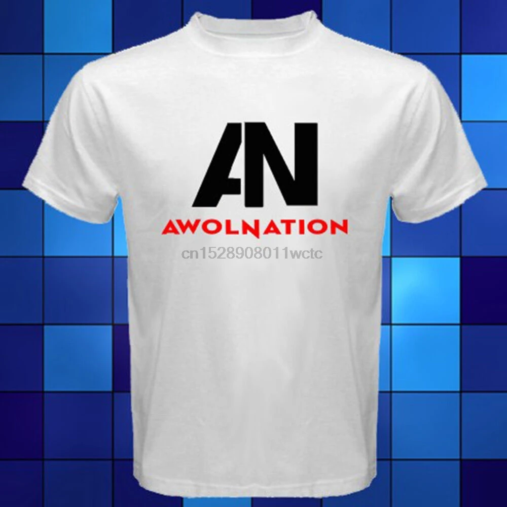 AWOLNATION AN Electronic Rock Band Logo White T Shirt Size S M L XL 2XL ...
