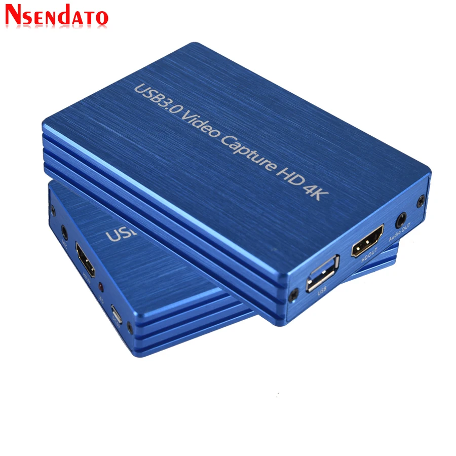 4K HD To USB 3.0 Video Capture Card Dongle 1080P 60fps HD Video ...