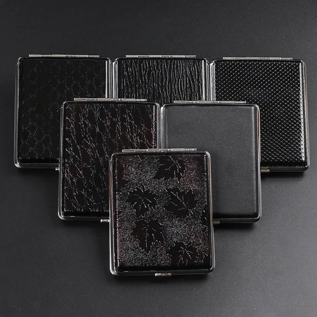 20pcs Leather Cigarette Box Cigar Case Men 100mm Hand Cigarette Small ...