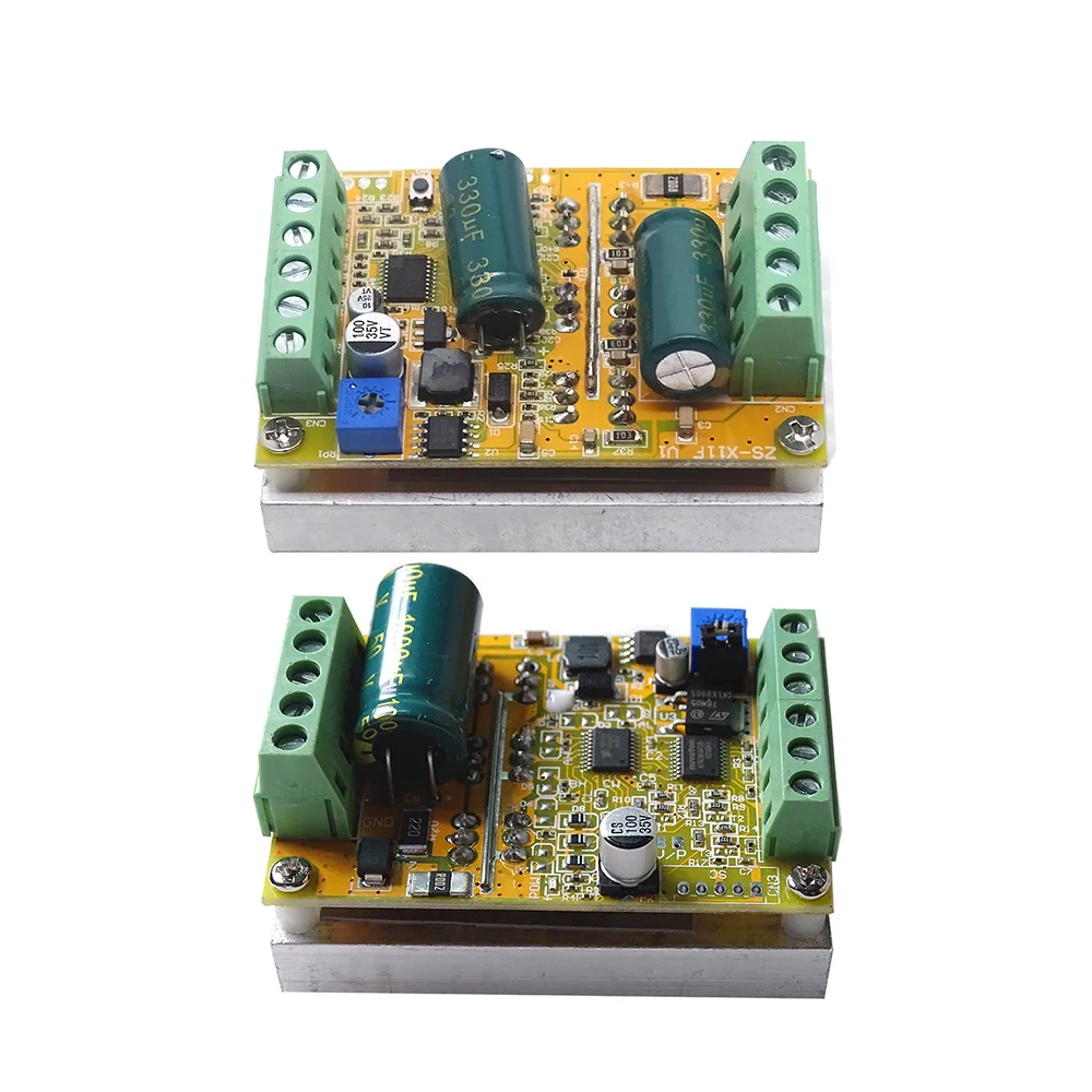 380W 3 Phases Brushless Motor Controller board(No/without Hall sensor ...