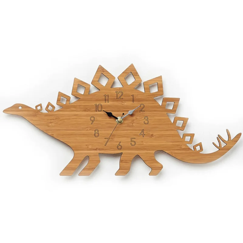 Home Décor Clocks Stegosaurus Modern Wall Clock etna.com.pe