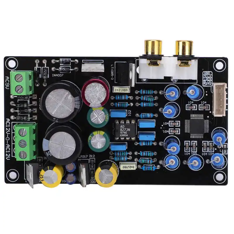Placa decodificadora AK4490EQ DAC, placa de circuito impreso de 1,6mm ...