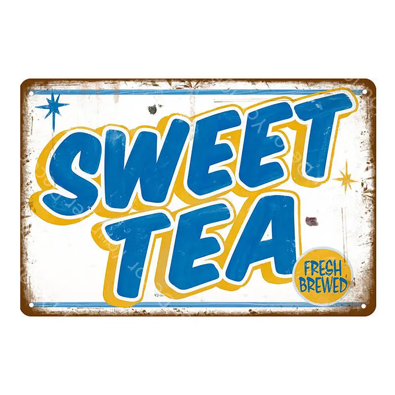 Vintage Iced Tea Sign