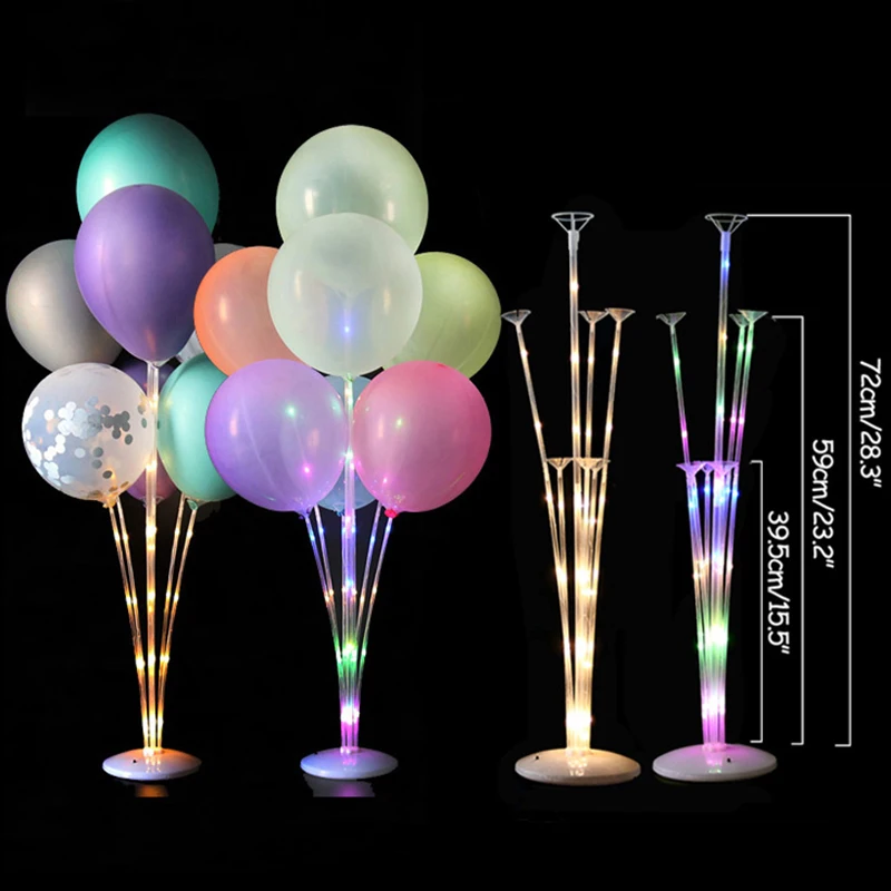 LED-Ballon-stand-column-with-Glow-lights-string-with-Wedding-home ...