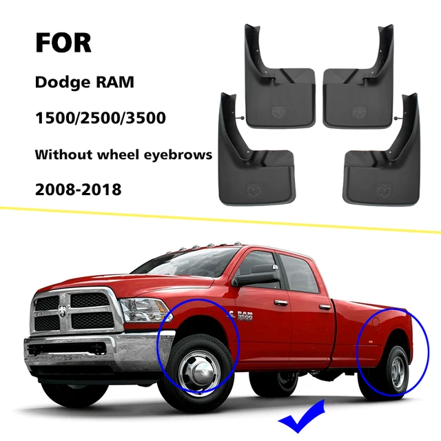 FOR Dodge RAM 1500 2500 3500 Mudguards Fender Mud Flap Guard Splash Car ...