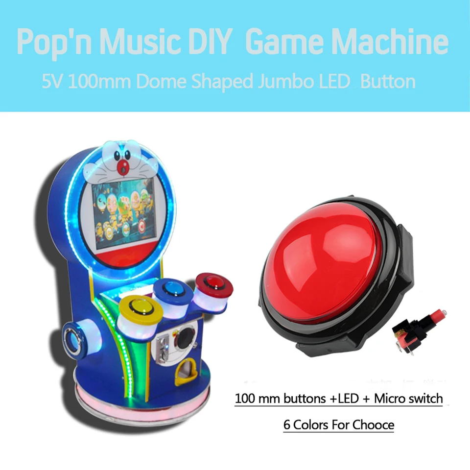 Gas Para Mecheros Botones LED Arcade Iluminados - Pack De 10 Con ...