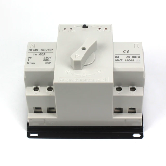 Ats 2P 63A Kettős Teljesítményű Automatikus Átviteli Kapcsoló Breaker ...