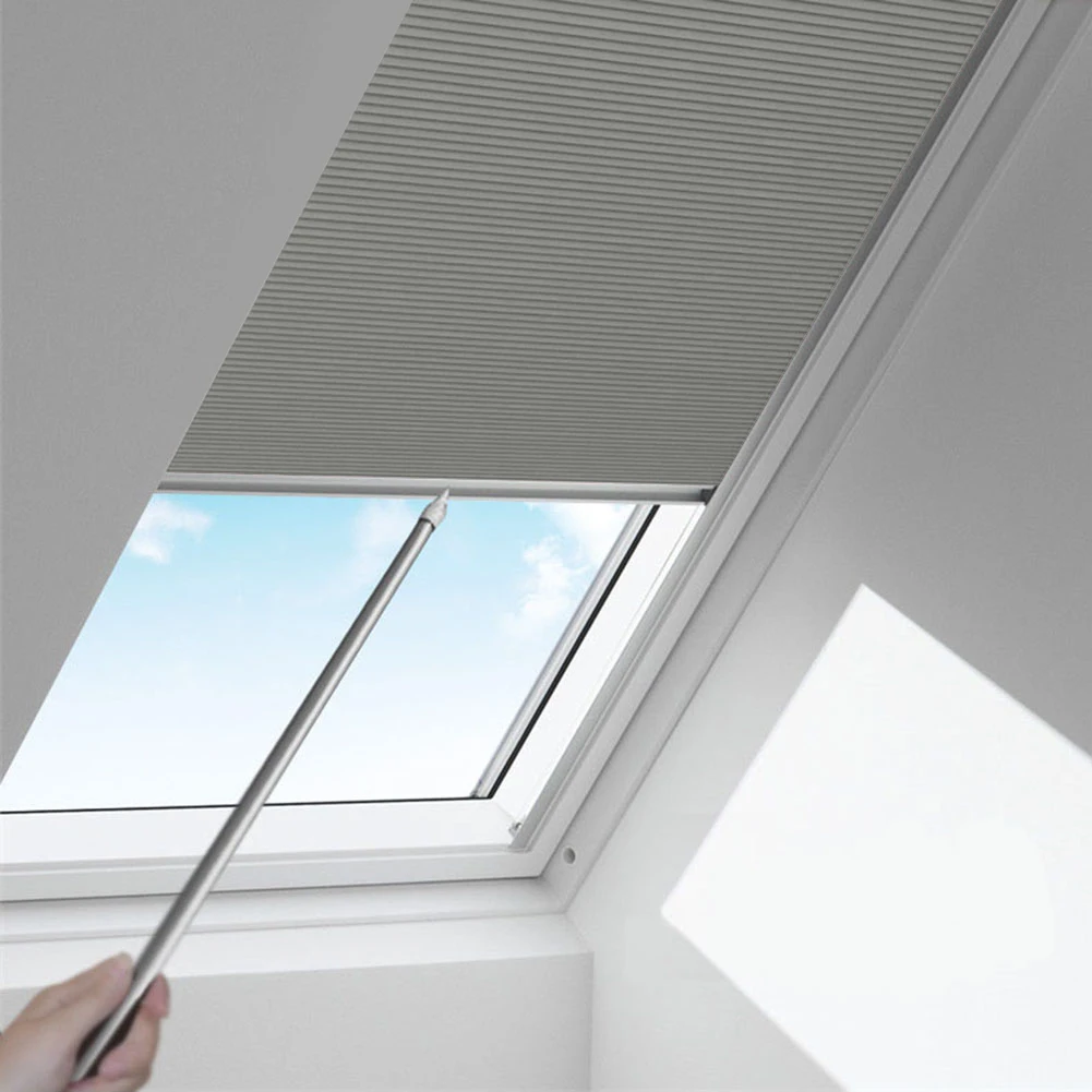 Manual Skylight Blinds For Balcony Attic Roof Full Blackout Fabric ...