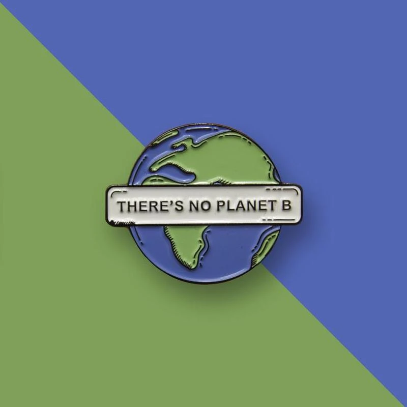 There's No Planet - Climate Change - Earth Enamel Pin - Save The Earth ...