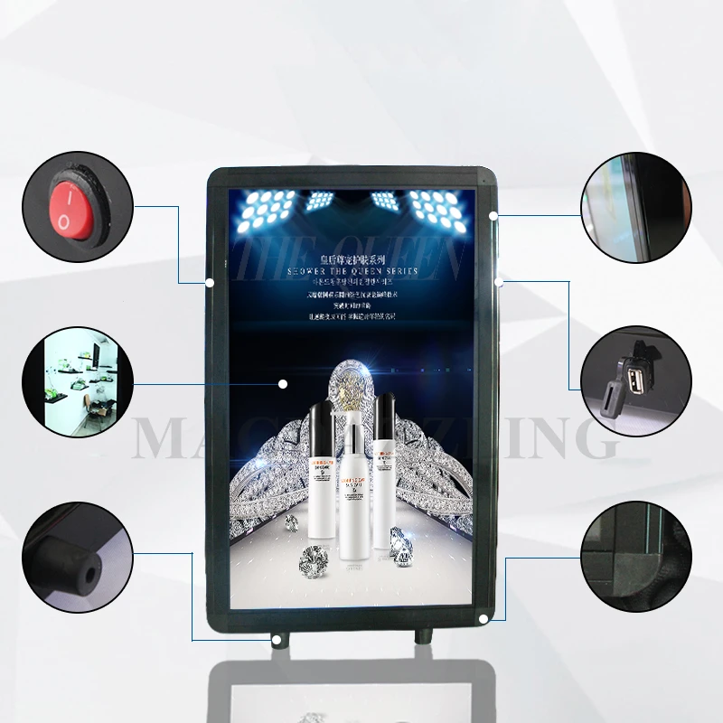 Portable Human Backpack Walking Digital Mobile Lcd Video Screen Display ...