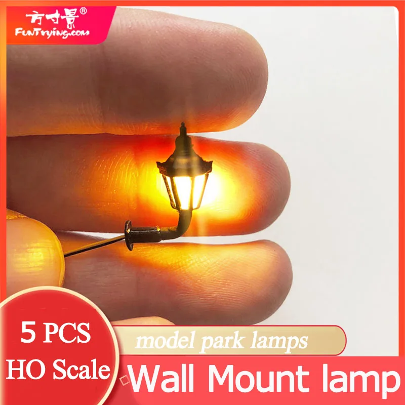 5-PCS-HO-Scale-Wall-mount-lamps-Street-Lamp-Model-Making-Railroad-Model ...