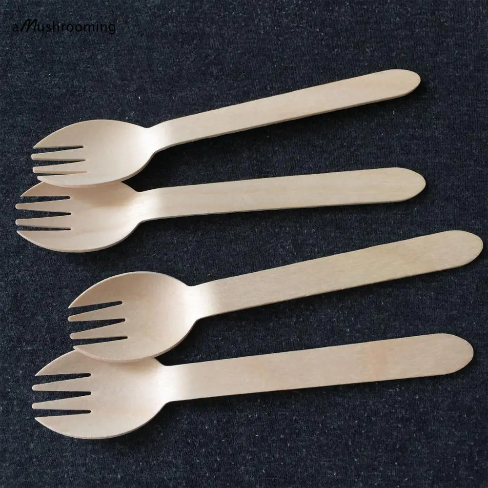 Wooden Fork And Spoon