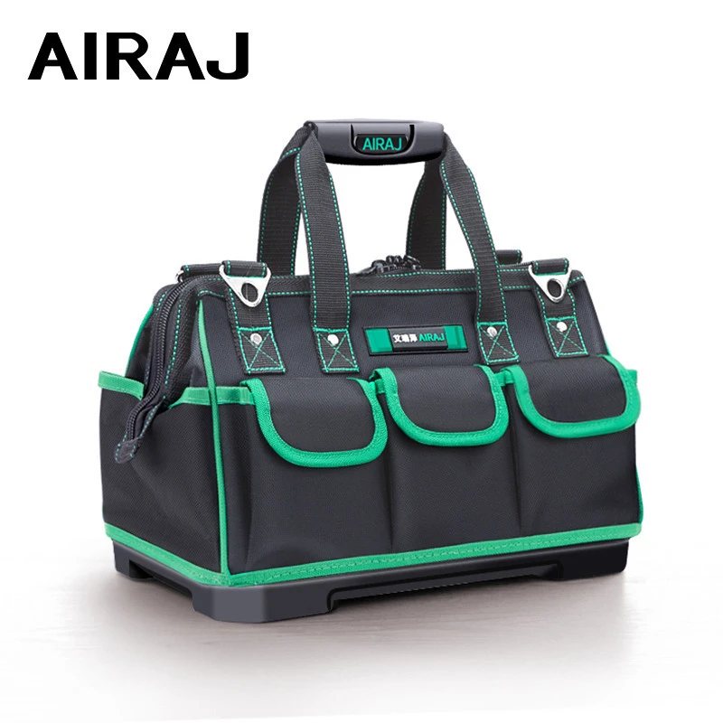 Airaj Multifunctional Tool Bag Large Capacity Oxford Canvas Waterproof Bag Wear-resistant Tool ...