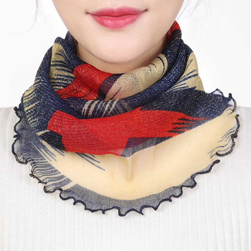 Chiffon-Summer-Neck-Collar-Scarf-Ladies-Face-Cover-Masks-Silk-Bib ...