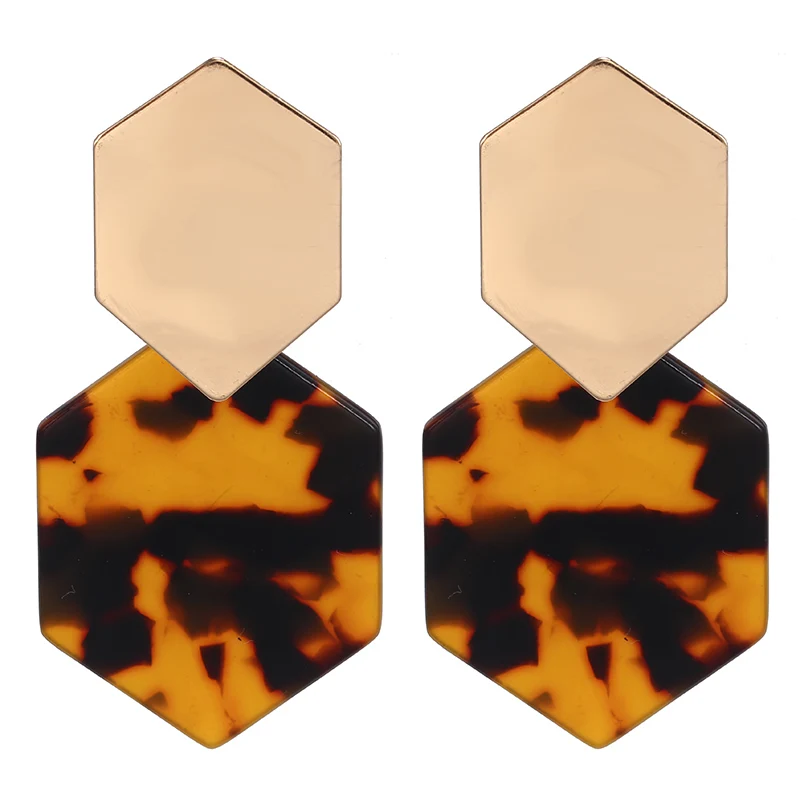 Fashion Women Drop Earrings Unique Personality Vintage Puck ZA Style ...
