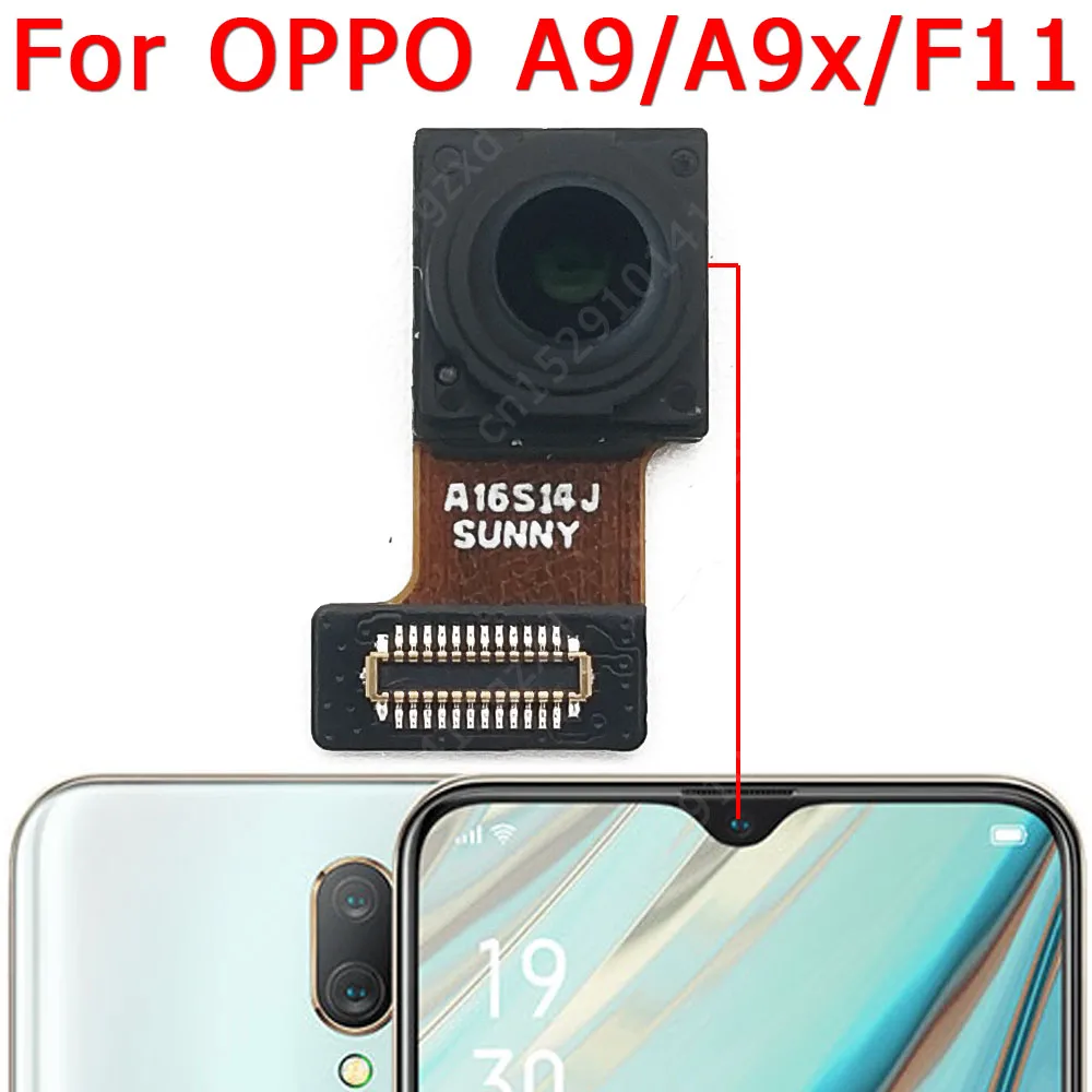 Front Camera For OPPO F11 A9 A9x Frontal Selfie Small Camera Module ...