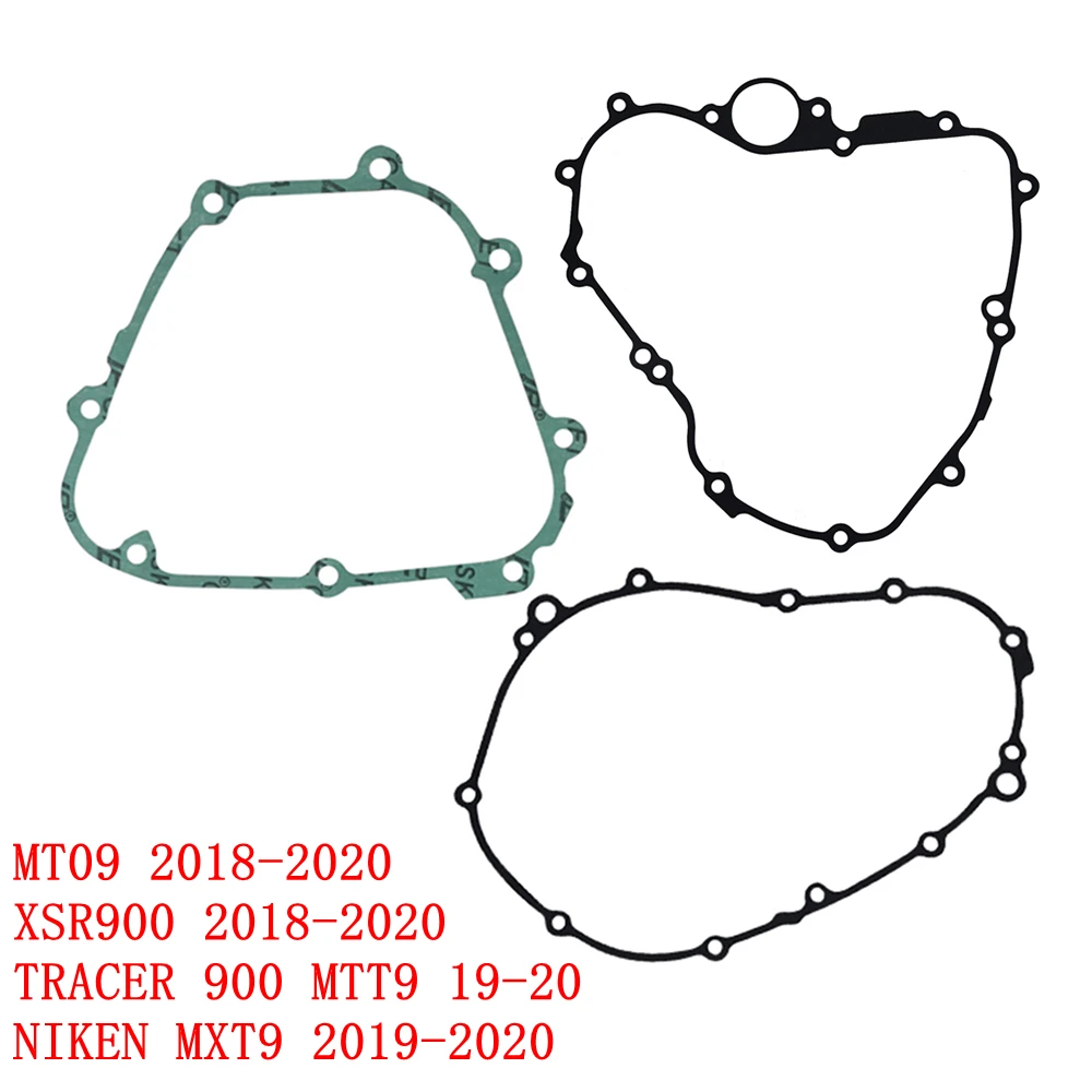 Motorcycle-Engine-oil-pump-Crankcase-Clutch-cover-Gasket-for-Yamaha ...