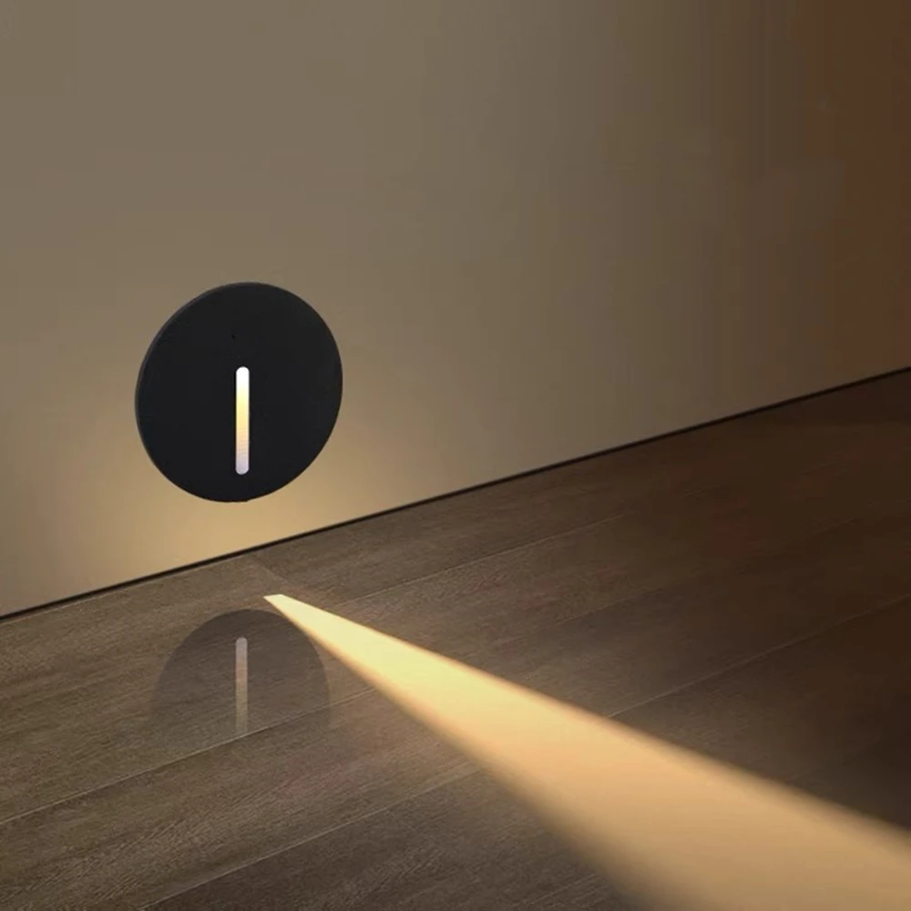 Led-Stair-Lights-3W-Silver-White-Black-Home-Step-Wall-Light-AC85V-265V ...