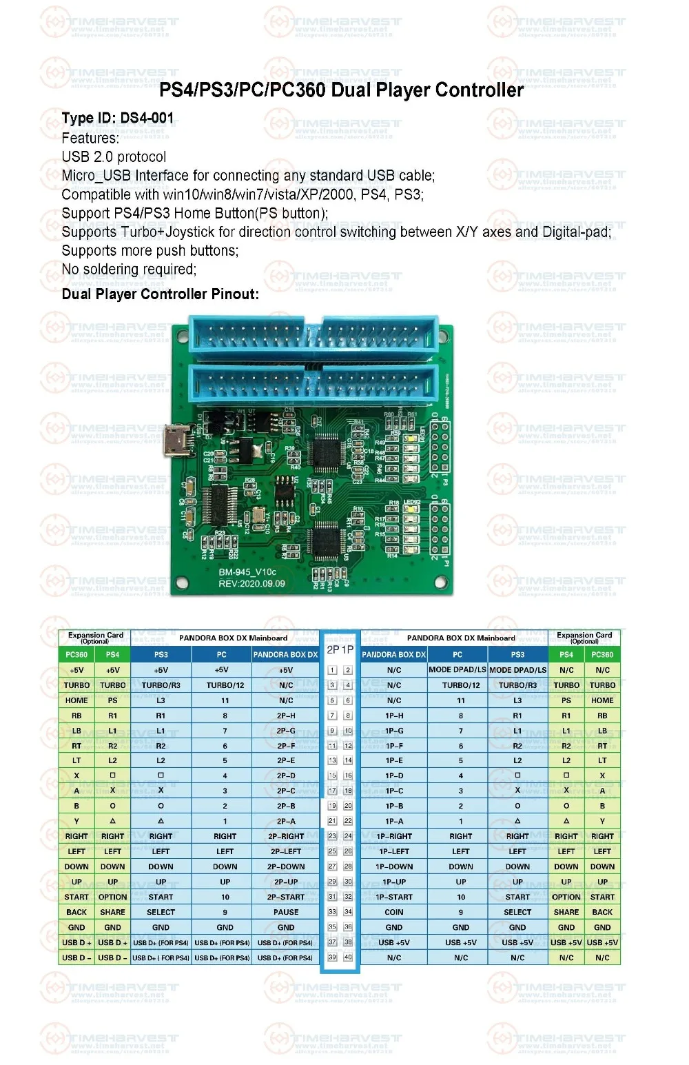 New Arrival Mini Super Gun JAMMA CBOX Converter to SNK Joypad DB15 ...