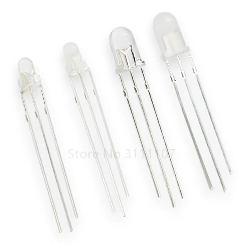 100PCS-LOT-LED-3mm-5mm-Light-Emitting-Diode-Round-Diffused-Matte-Water ...