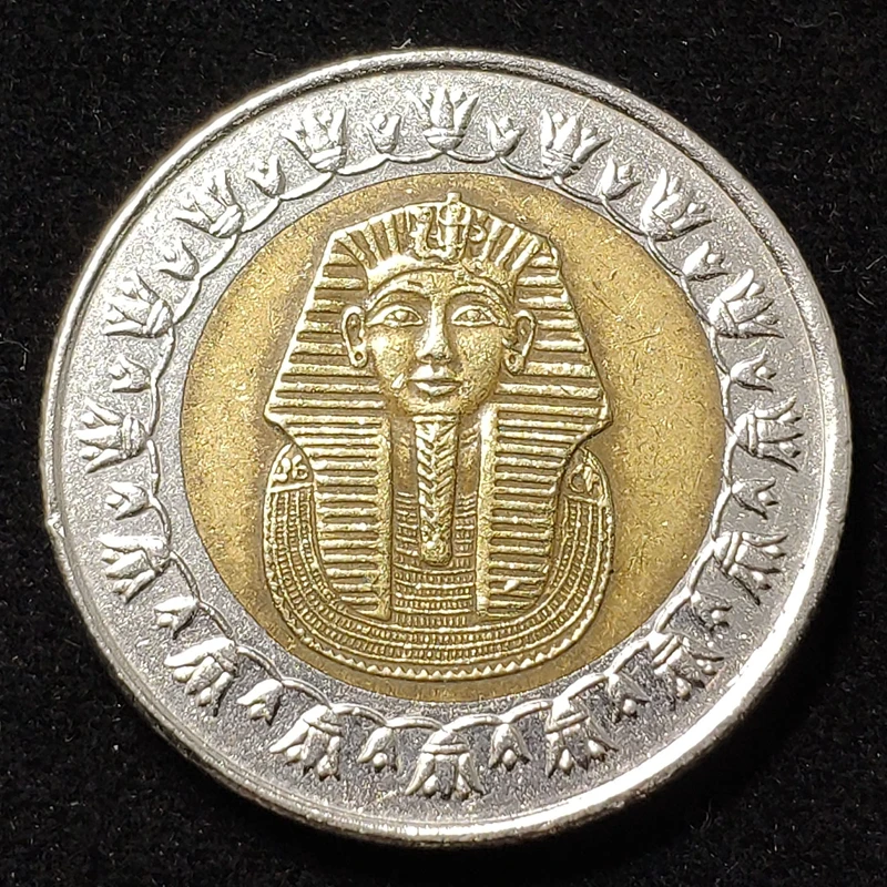 Moneda-egipcia-de-1-libra-edici-n-de-Tutankam-n-frica-100-monedas ...